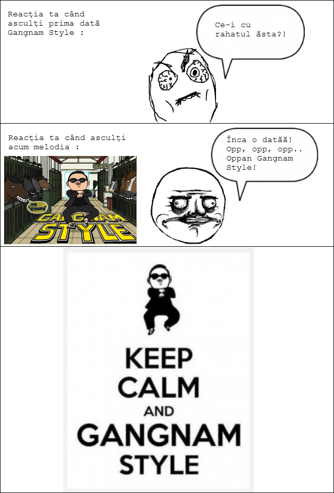 Gangnam Style! – Meme & Rage Comics Romania