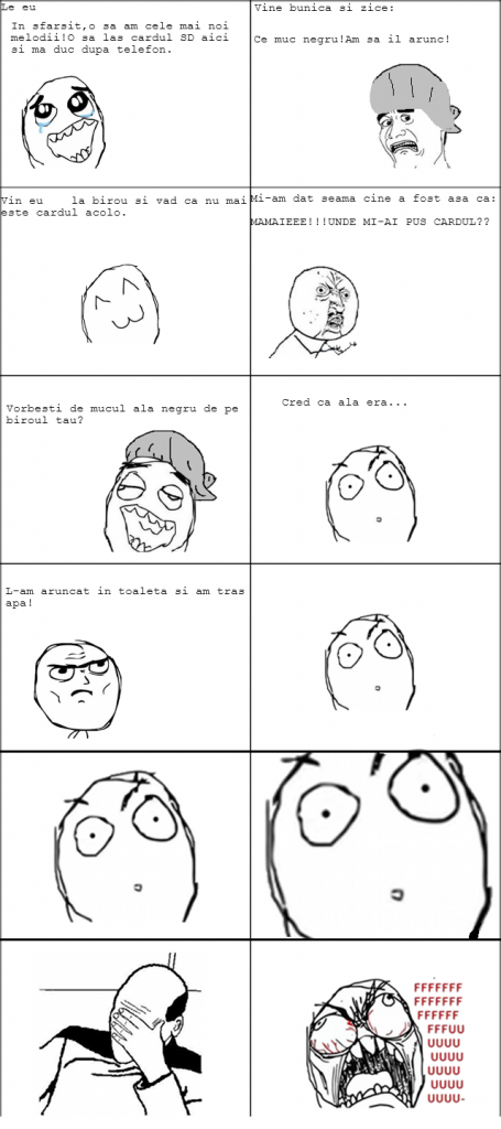 Mucul Negru – Meme & Rage Comics Romania