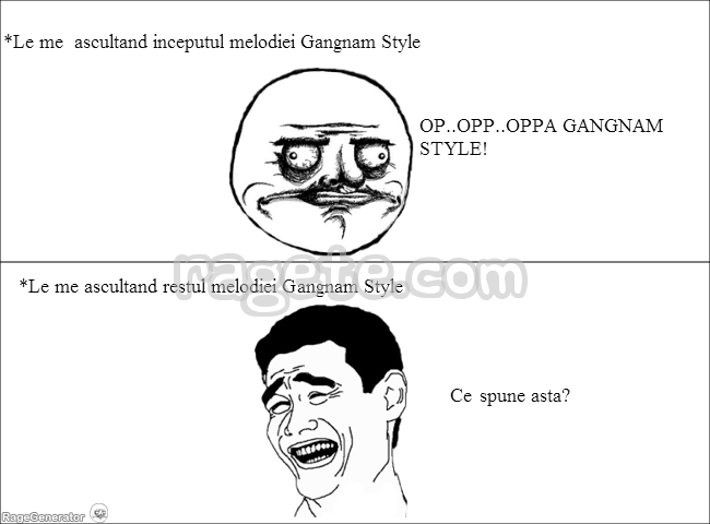 Oppa Gangnam Style By Gafcomics Meme Center