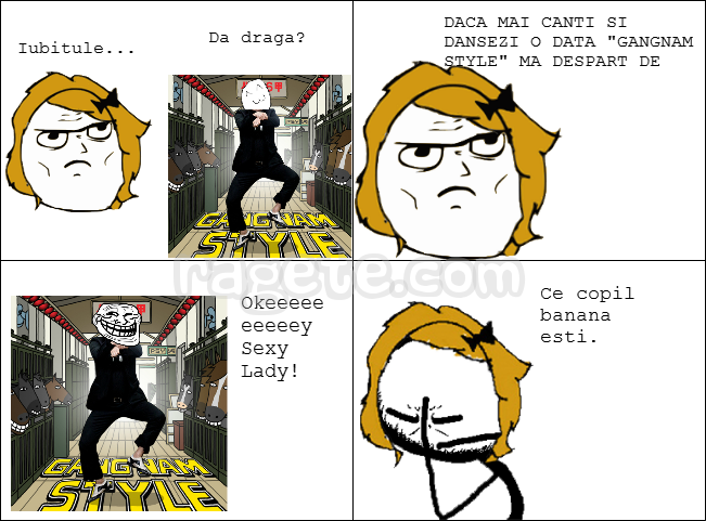 Gangnam Style ._. – Meme & Rage Comics Romania