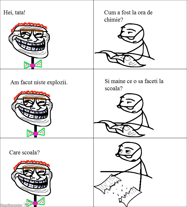 Ora de chimie – Meme & Rage Comics Romania