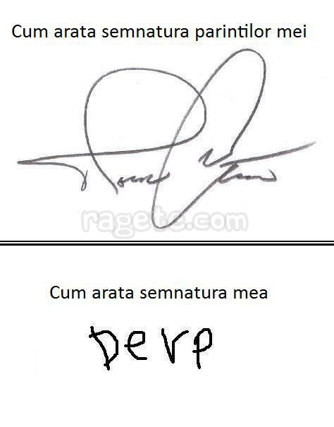 Semnatura – Meme & Rage Comics Romania