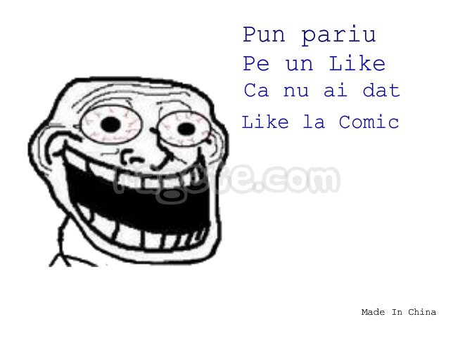 TROLL – Meme & Rage Comics Romania