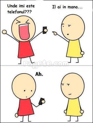 Unde imi este telefonul? – Meme & Rage Comics Romania