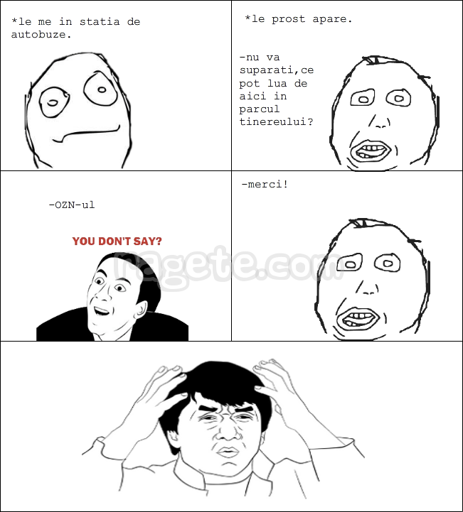Un prost in statie. – Meme & Rage Comics Romania