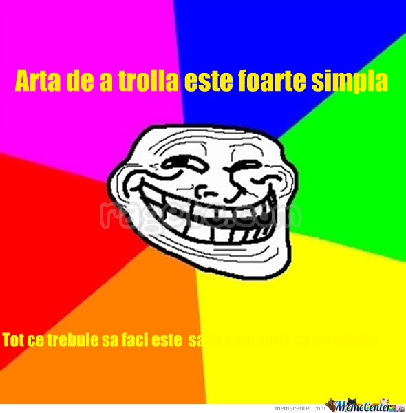 Arta de a trolla – Meme & Rage Comics Romania