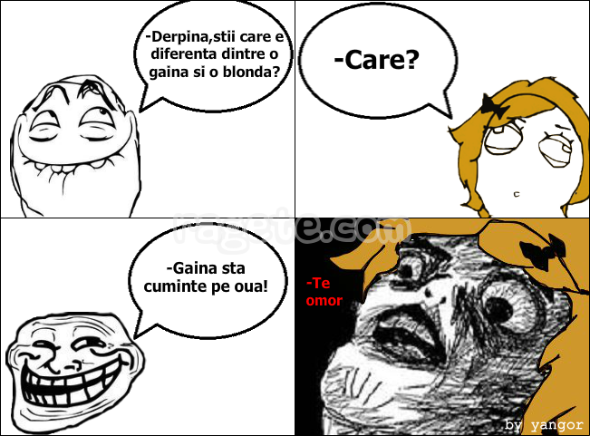 Gaina… – Meme & Rage Comics Romania