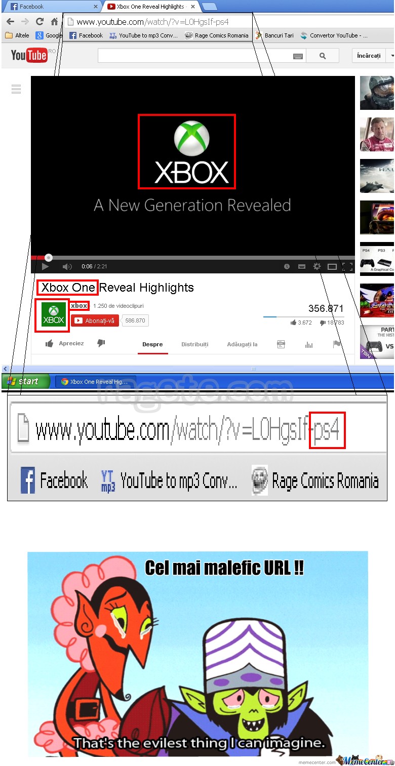 Cel mai malefic URL !! – Meme & Rage Comics Romania