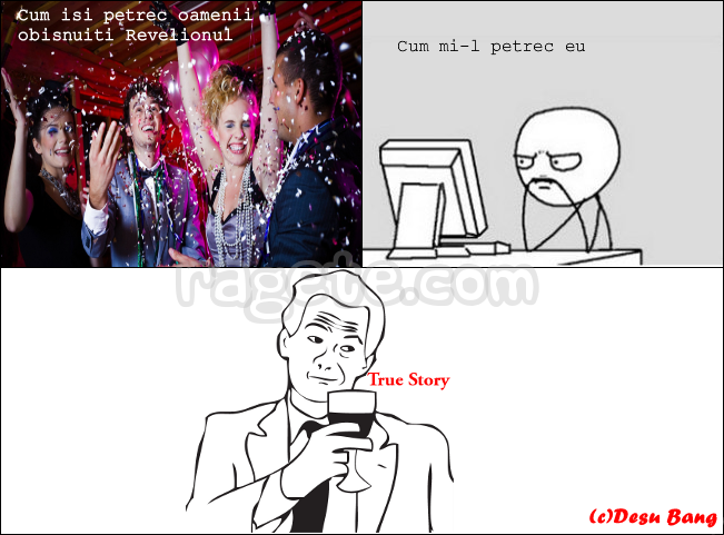 Revelionul – Meme & Rage Comics Romania